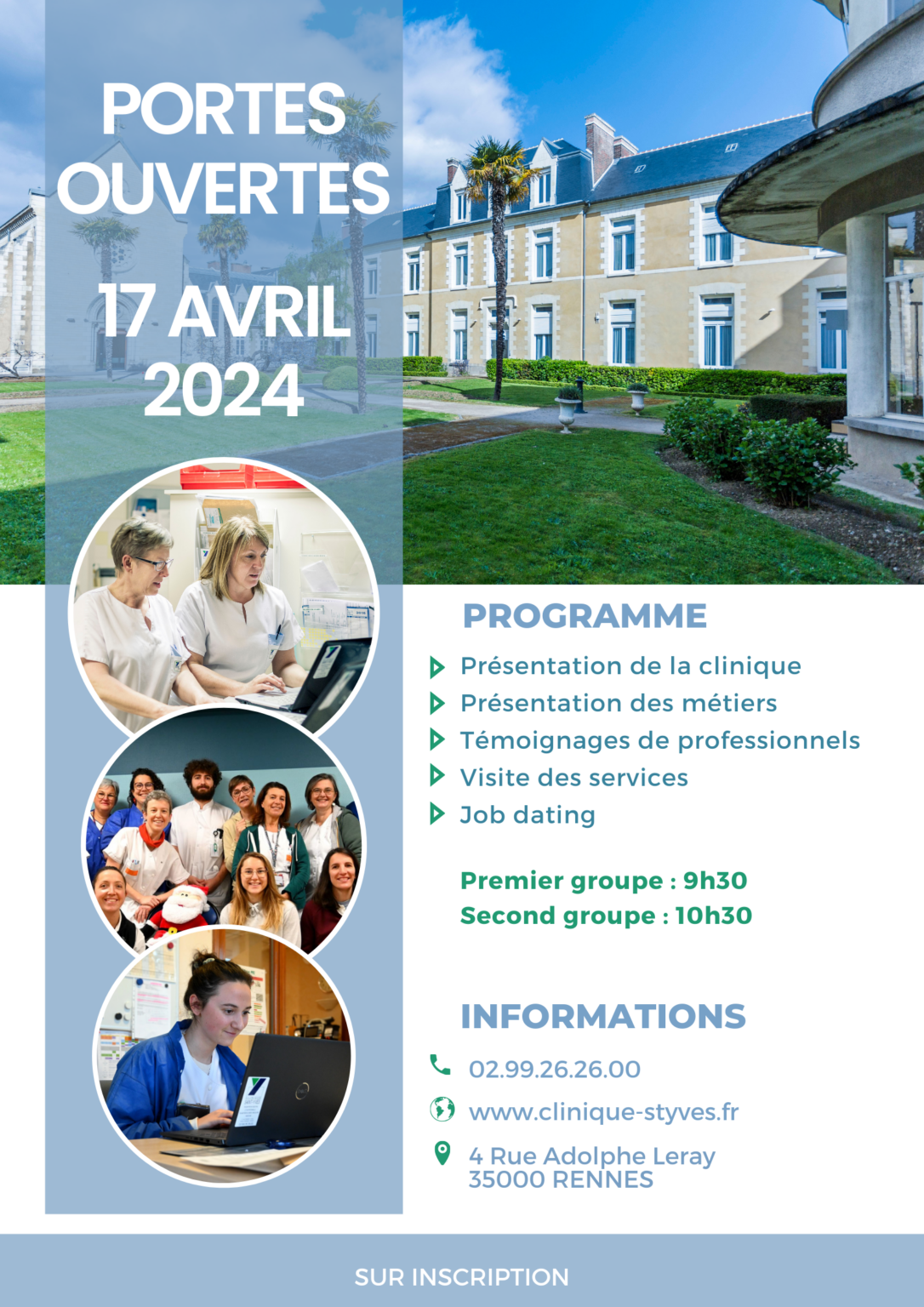 🎉🚪 Joignez-vous à nous le 17 avril pour une journée Portes Ouvertes ...